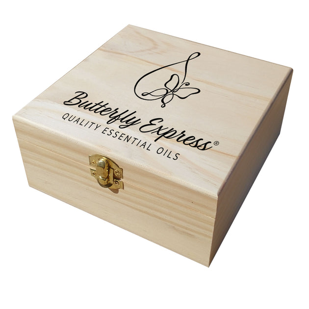 Wood Oil Box - holds 25 – Butterfly Express Quality Essential Oils
